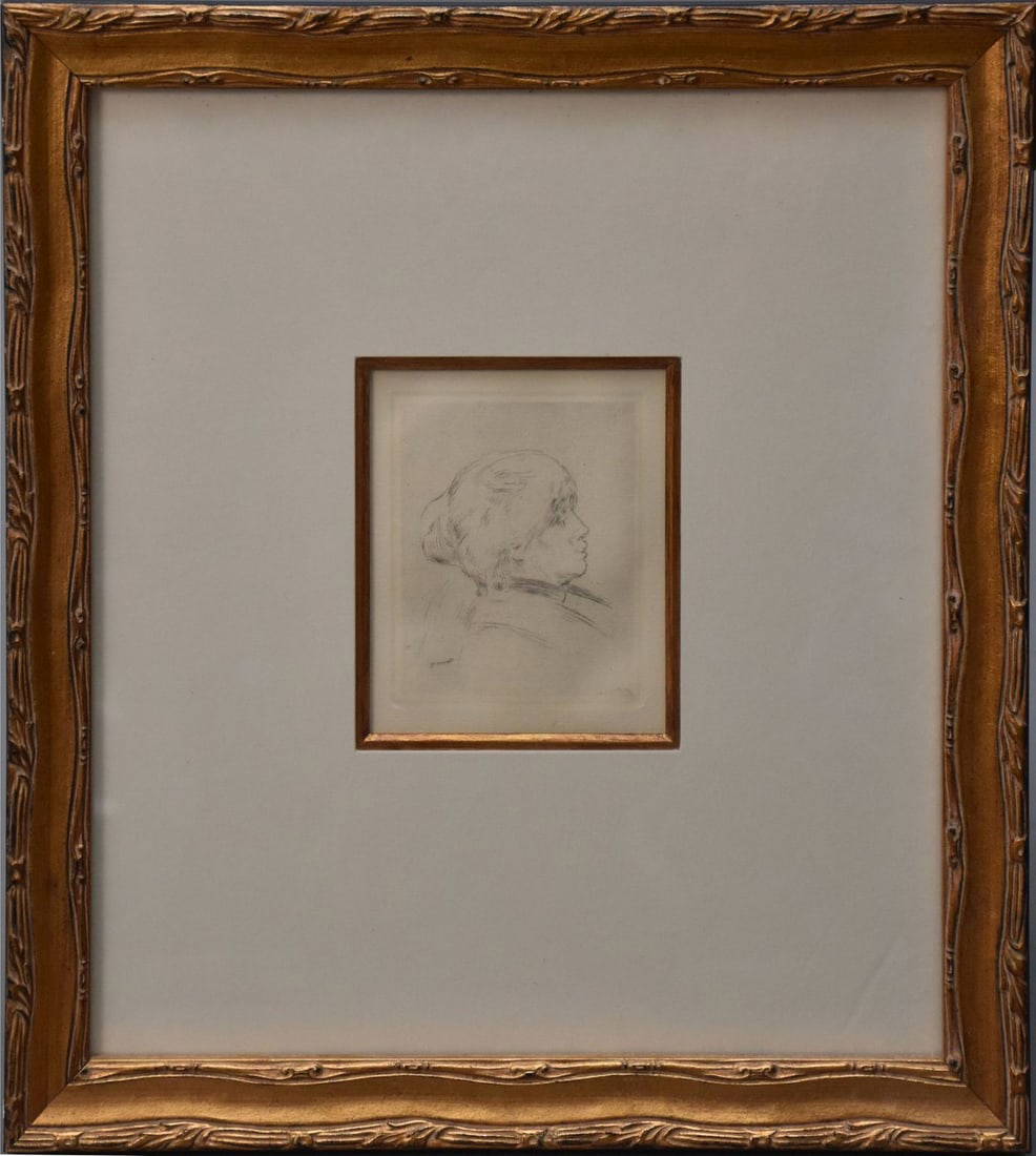 Pierre-auguste Renoir (french, 1841–1919) Renoir Etching On Paper ...