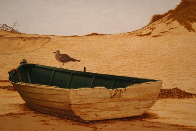 Ken Davies (American 1925-) "High Tide" Oil on artist b : Lot 167