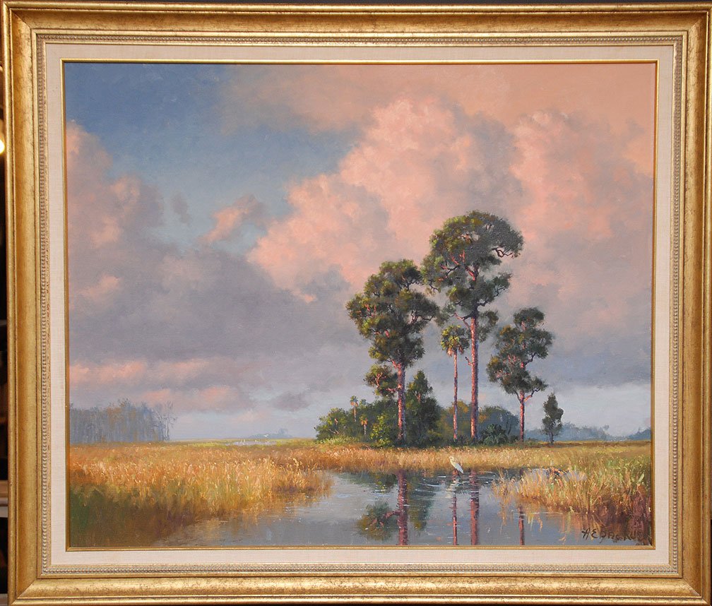 Albert Ernest (Beanie) Backus (1906 - 1991) PINK CLOU