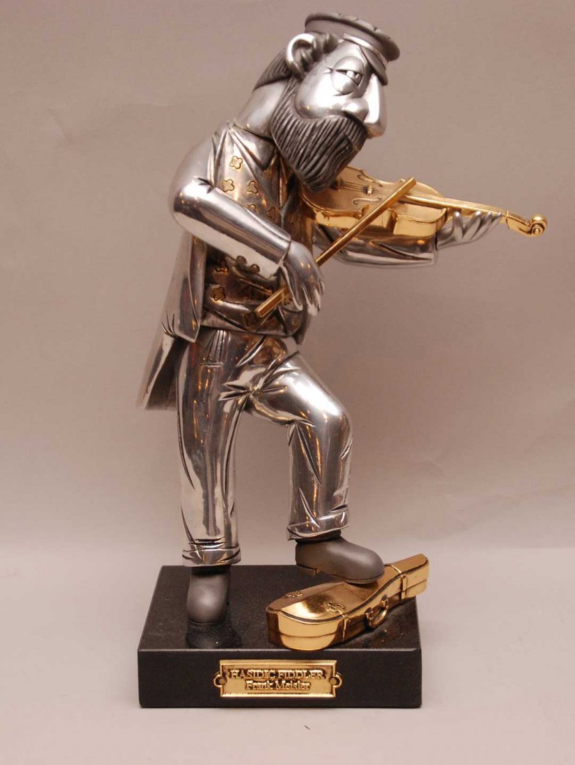 Frank Meisler "Hasidic Fiddler" Sculpture Edition 237