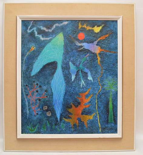 Yohanan Simon (israeli, 1905 1976) Oil On Canvas,