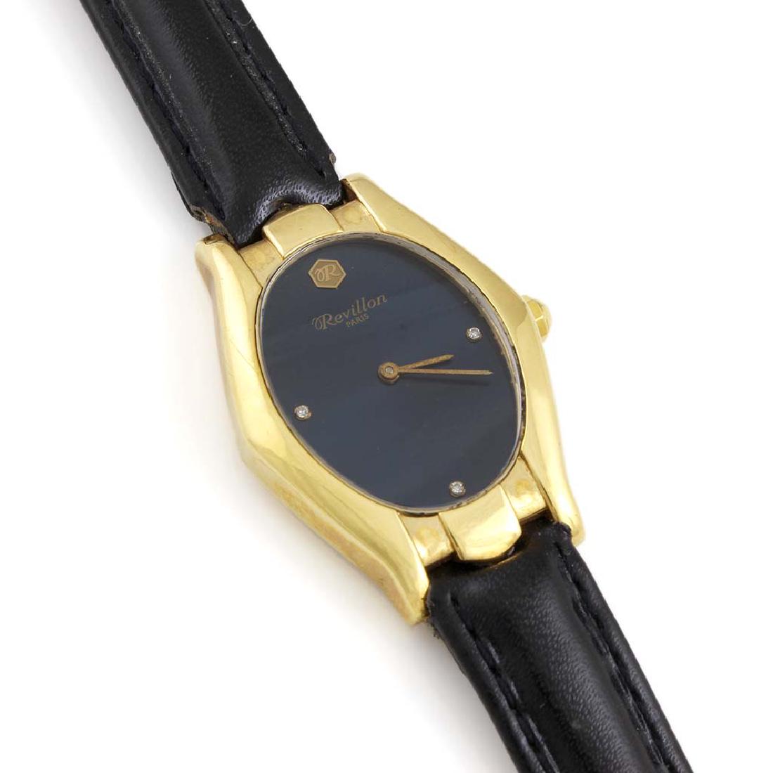 Revillon Paris 18K Gold Watch
