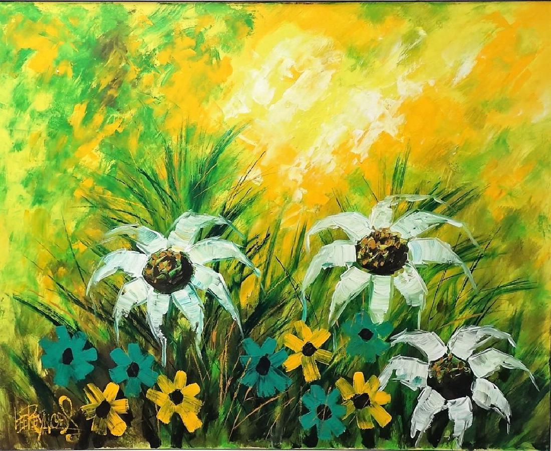 Large Original Lee Reynolds Oil On Canvas