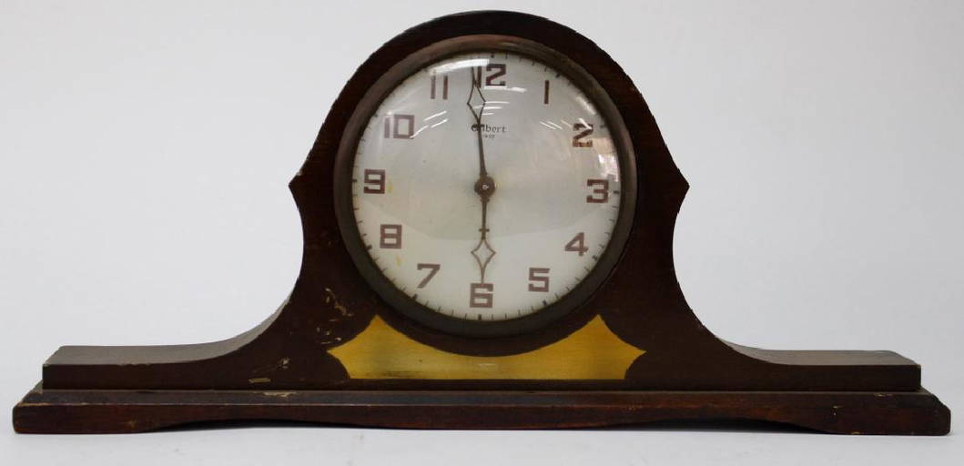 Vintage Gilbert 1807 Mahogany Shelf Clock
