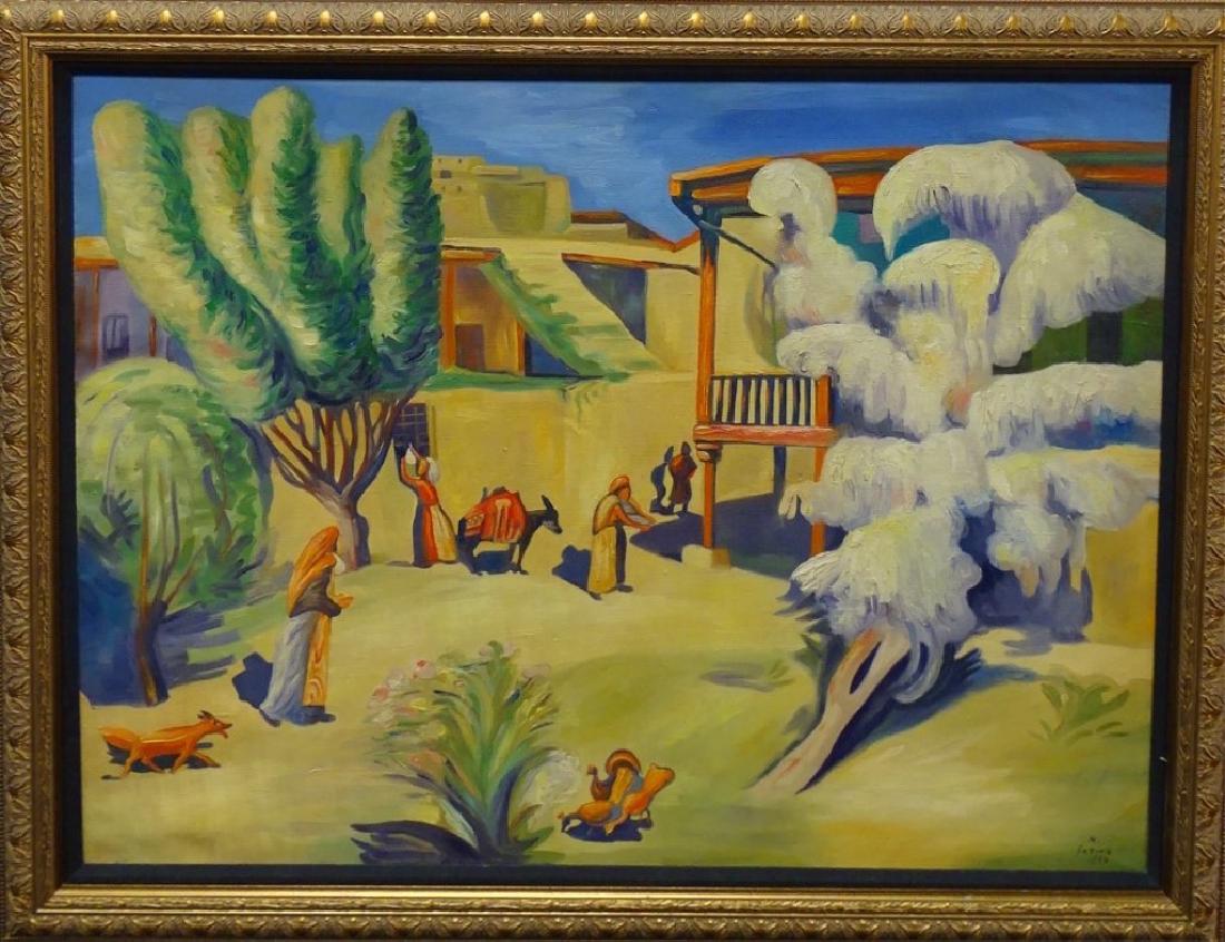 OIL ON CANVAS AFTER MARTIROS SARIAN FARM SCENE - Apr 30, 2017 | Auction ...