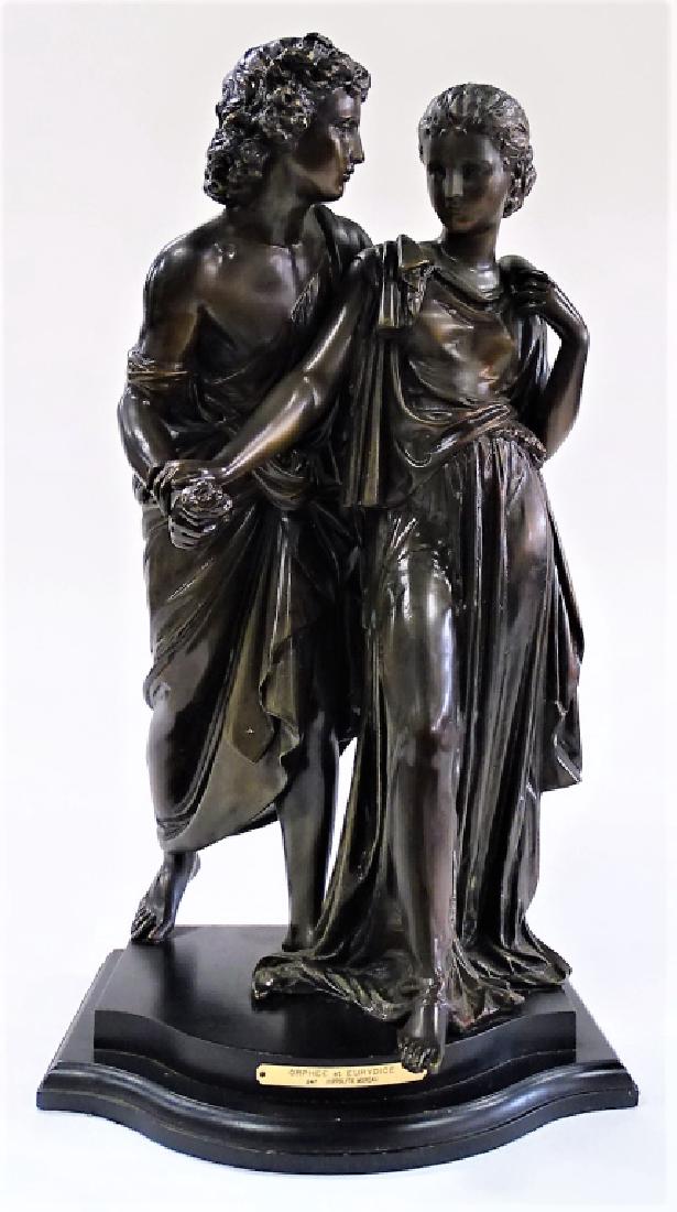 ORPHEE ET EURYDICE SCULPTURE BY HIPPOLYTE MOTEAU
