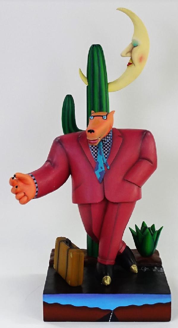 Markus Pierson Original Acrlyic/wood Sculpture