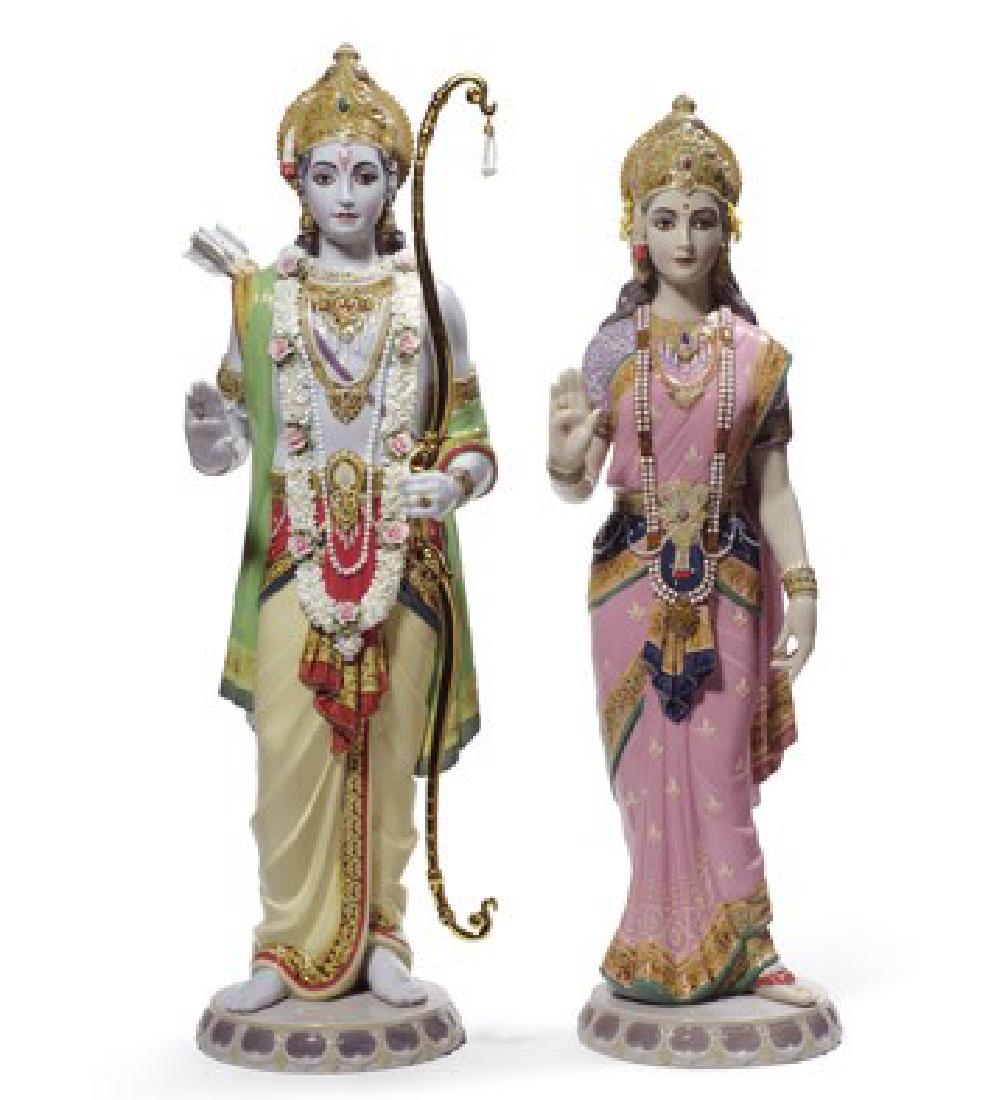 LLADRO RAMA & SITA PORCELAIN FIGURES #1963 - Mar 11, 2018 | Auction ...