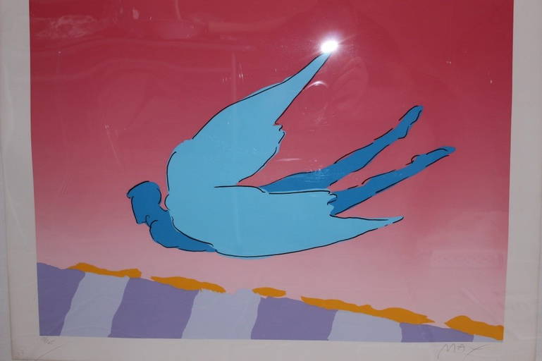 PETER MAX PINK SKY FLYER ORIGINAL PENCIL SIGNED - Jun 07, 2015 ...