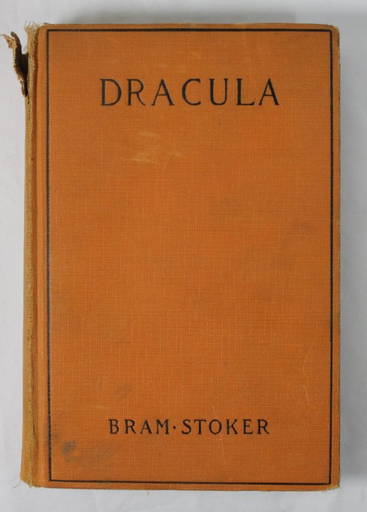 "dracula" By Bram Stoker 1897 Copyright Novel
