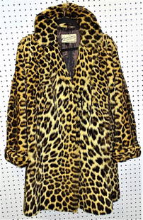 Vintage Leopard Fur Coat