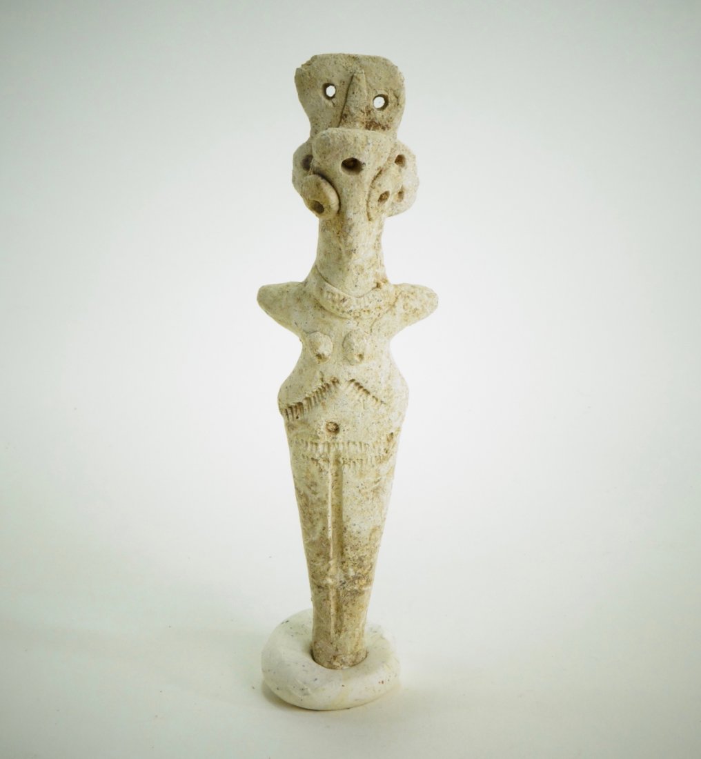 A Tell-Halaf Clay Fertility Figure of a Goddess
