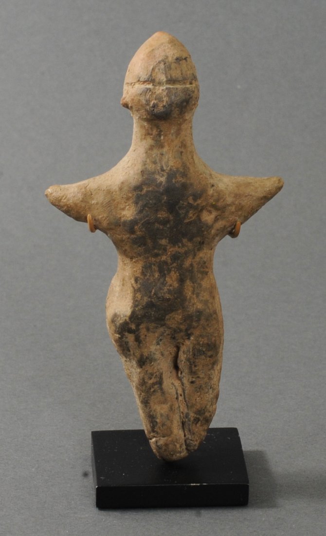 ANCIENT NEOLITHIC VINCA CULTURE TERRACOTTA IDOL