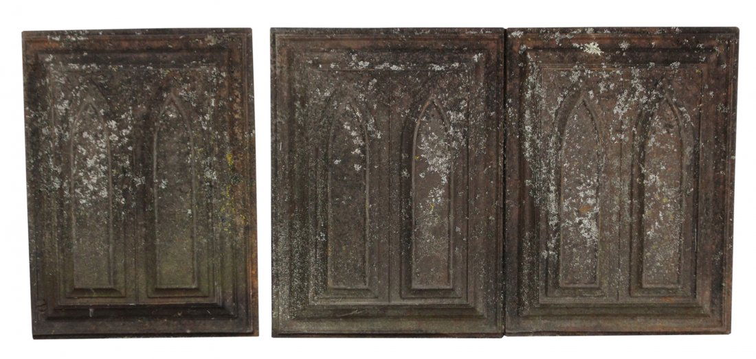 Cast Iron Gothic architectural plates
