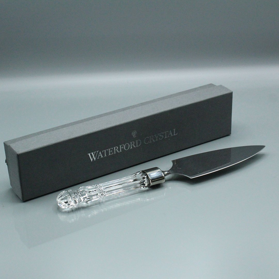 Waterford Crystal Cake Knife Server in Original Box