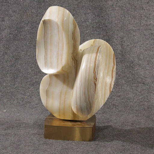 Mid Century Modern Marble Sculpture