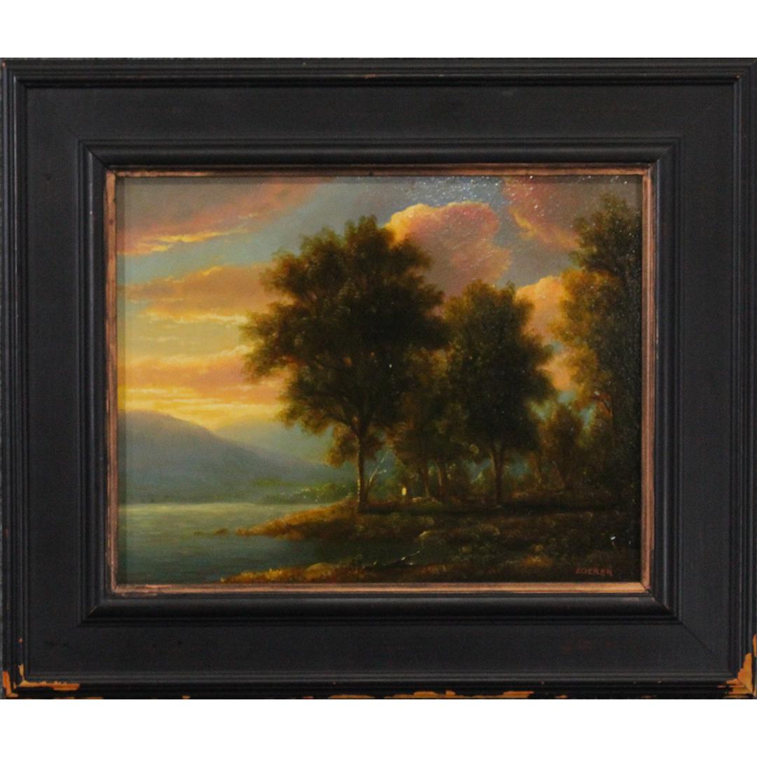Thomas Locker [1937 2012] Oil/c Acadia Dusk
