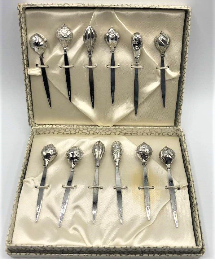 Set 12 Sterling Silver Horderves Picks in Boxes - Dec 30, 2019 | Donny ...