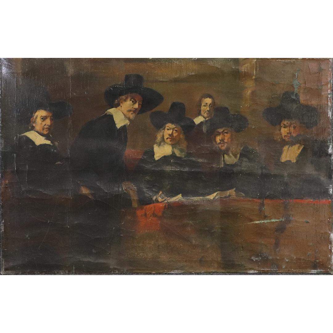 18th C Dutch Pilgrims Oil Painting Needs Restoration - Apr 27, 2020 ...
