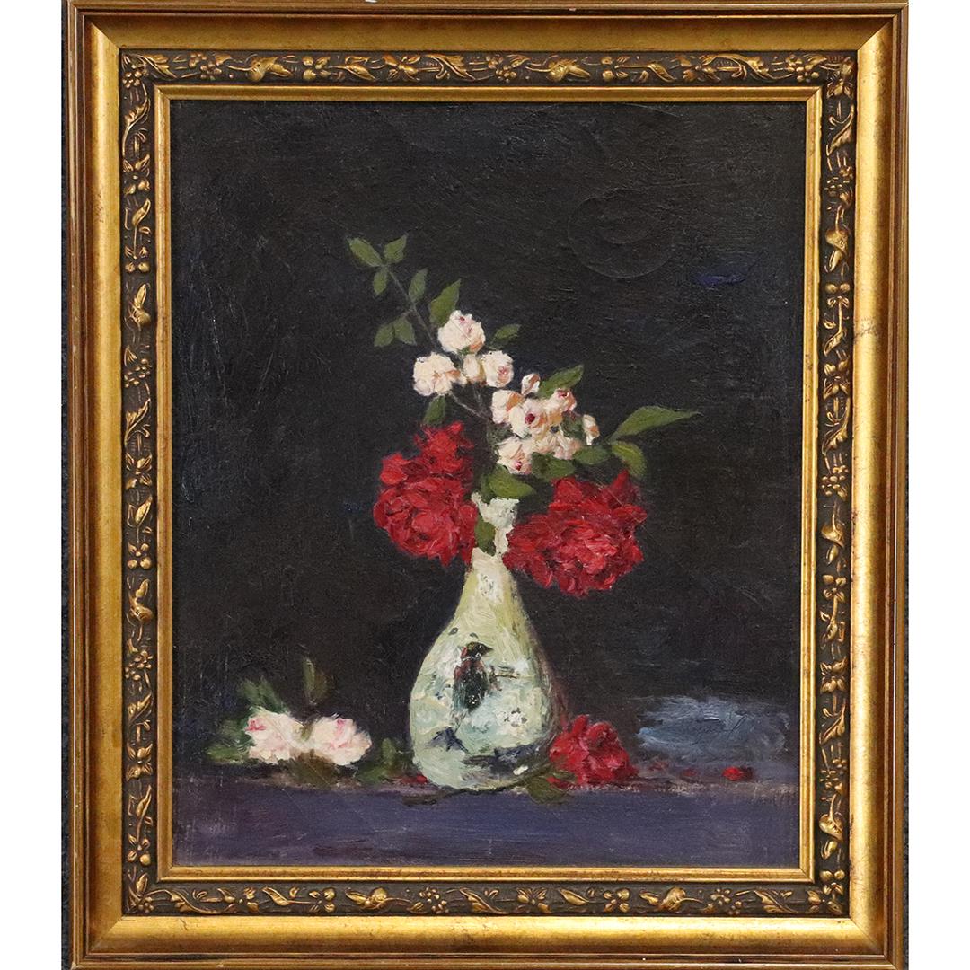 20th C. American Still Life Impressionism Flowers Vase - May 25, 2020 ...