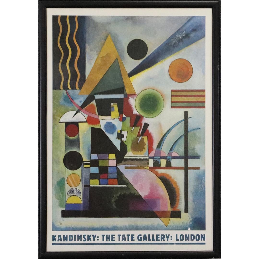 Kandinsky Exhibition Poster The Tate Gallery London
