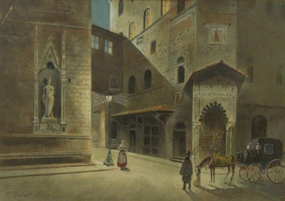 EMILIO PAPINI, Listed Italian Artist, Gouache CARRIAGE - May 25, 2020 ...