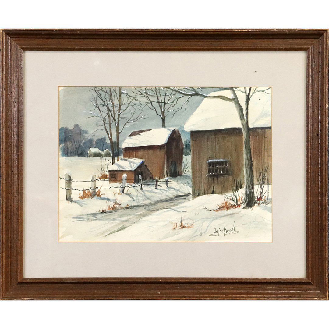Ingrid Russell; American Watercolor Pennsylvania Farm - Jun 08, 2020 ...