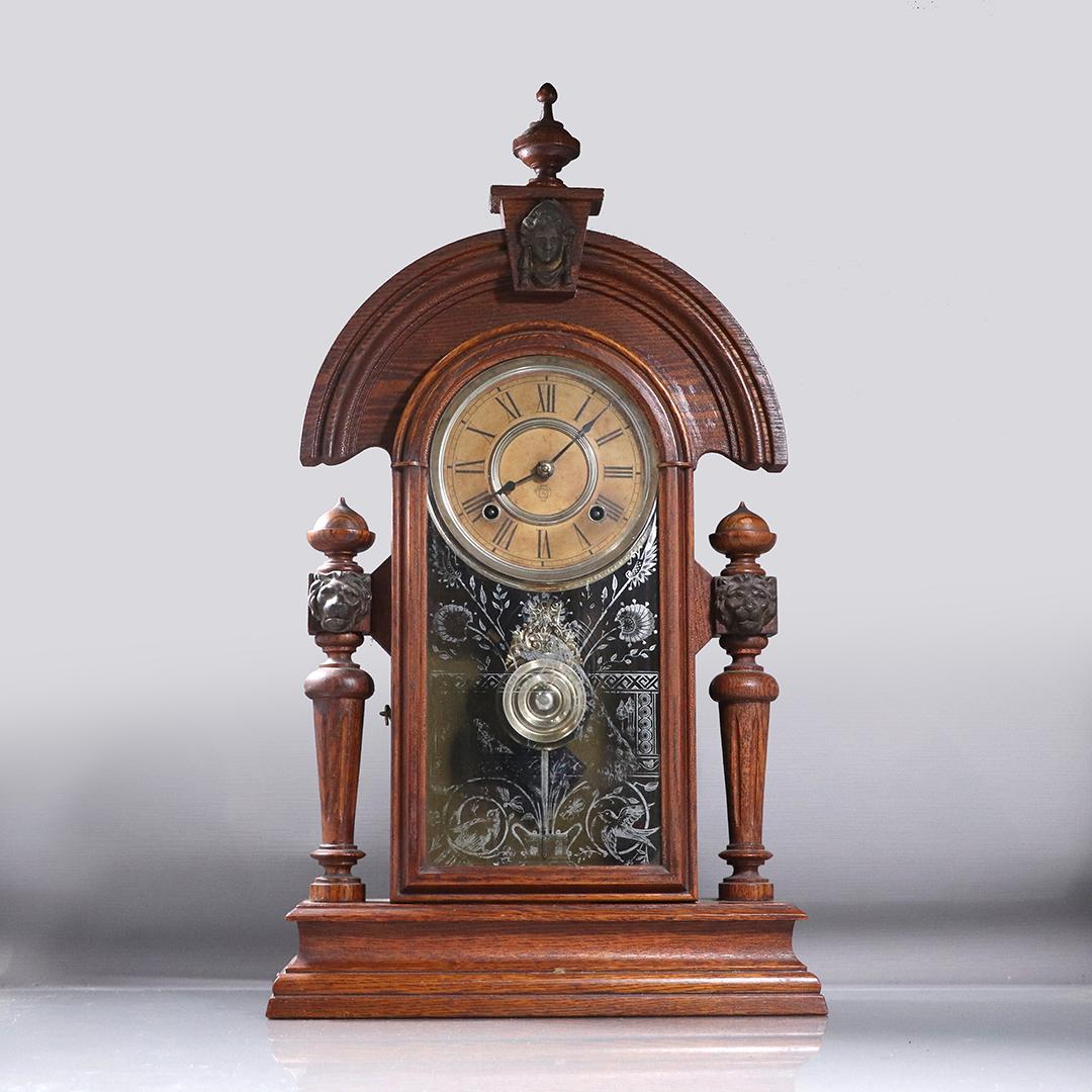 Ansonia Walnut Victorian Mantle Clock Jenny Lind Head - Sep 14, 2020 ...