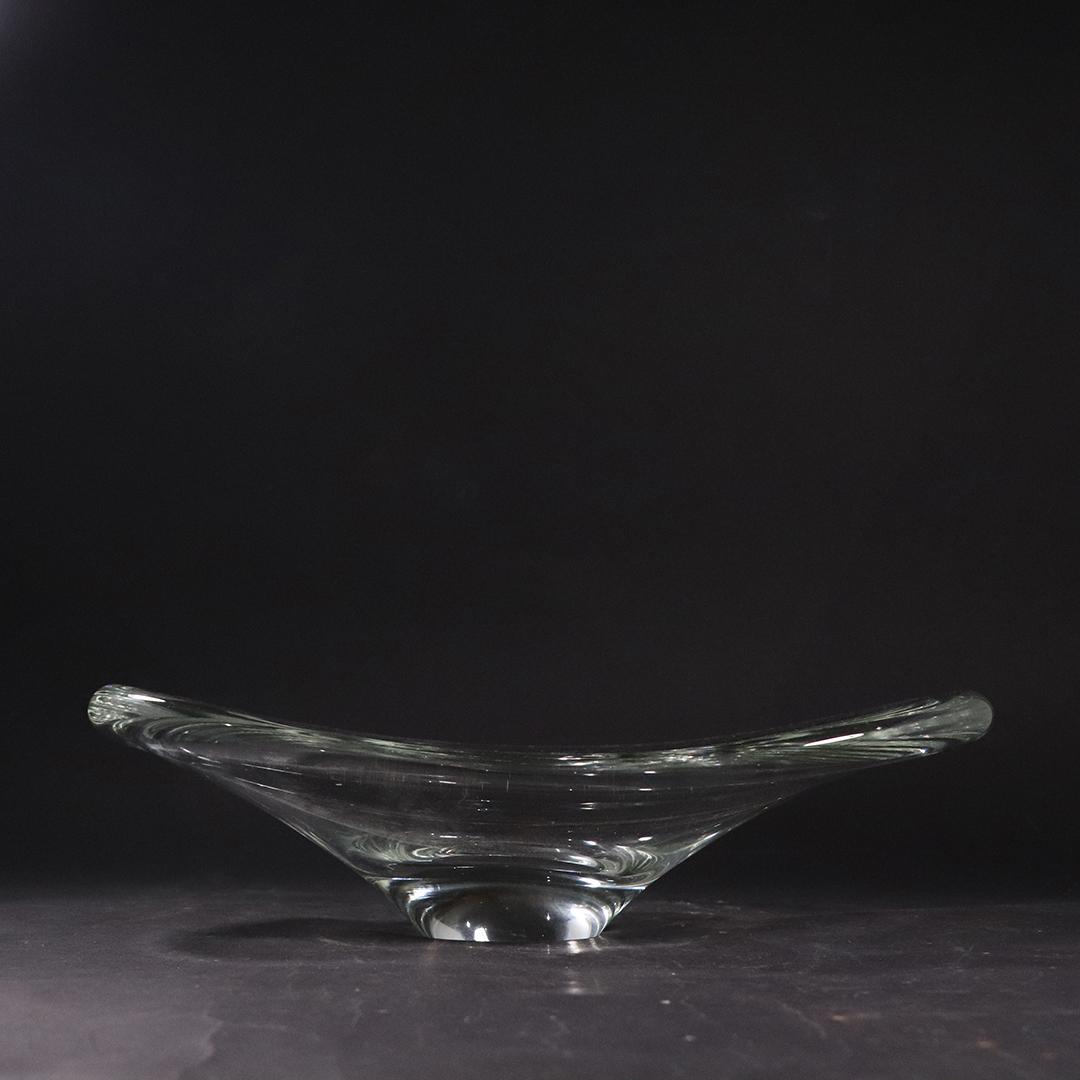 Mid Century Modern Scandinavian Design Glass Bowl