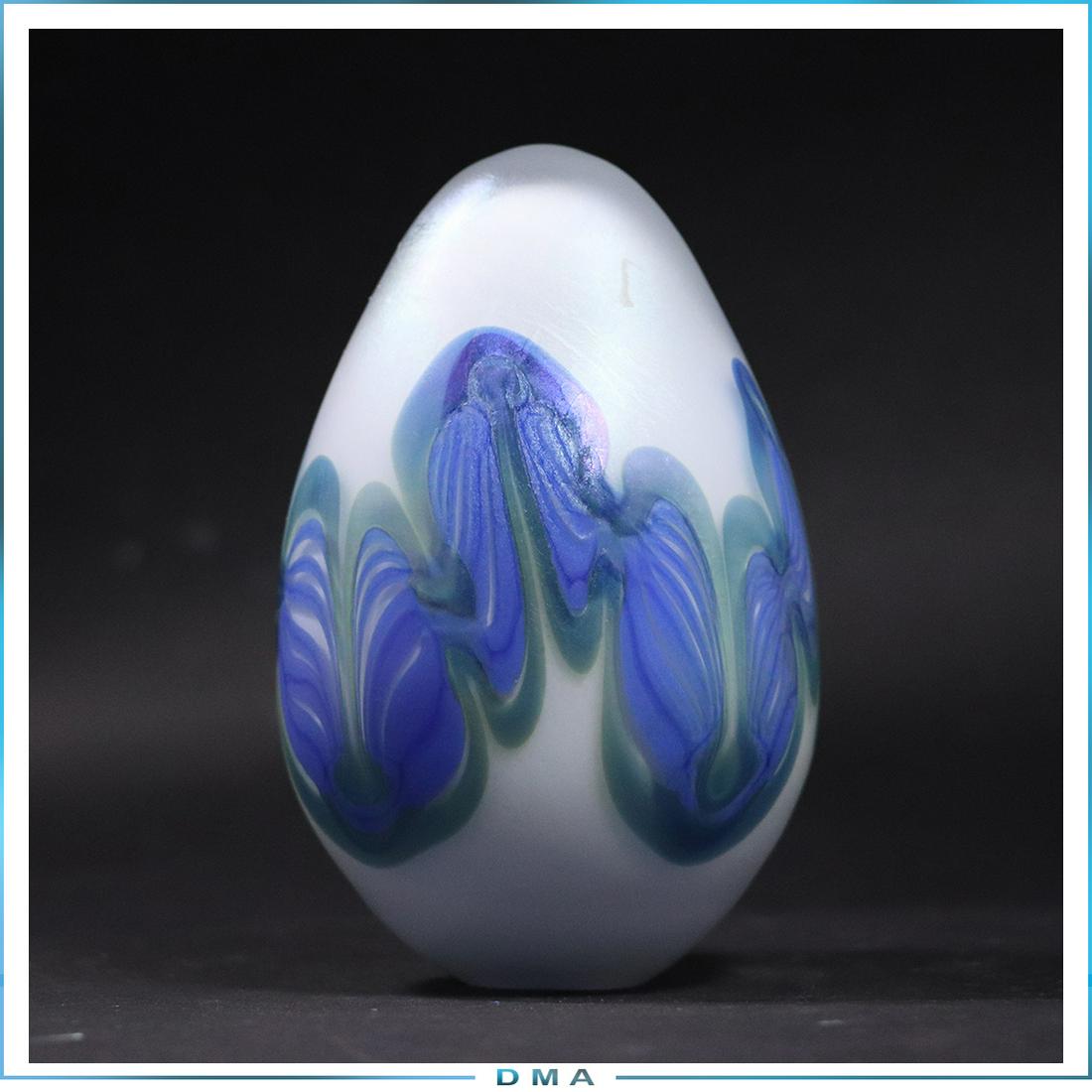 Nowak Studio Art Glass Egg Paperweight, Signed & Dated - Nov 30, 2020 ...