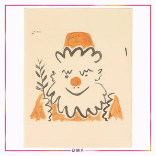 Pablo Picasso Man With Straw Hat