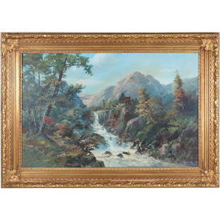 R. Eicher, Oil On Canvas.