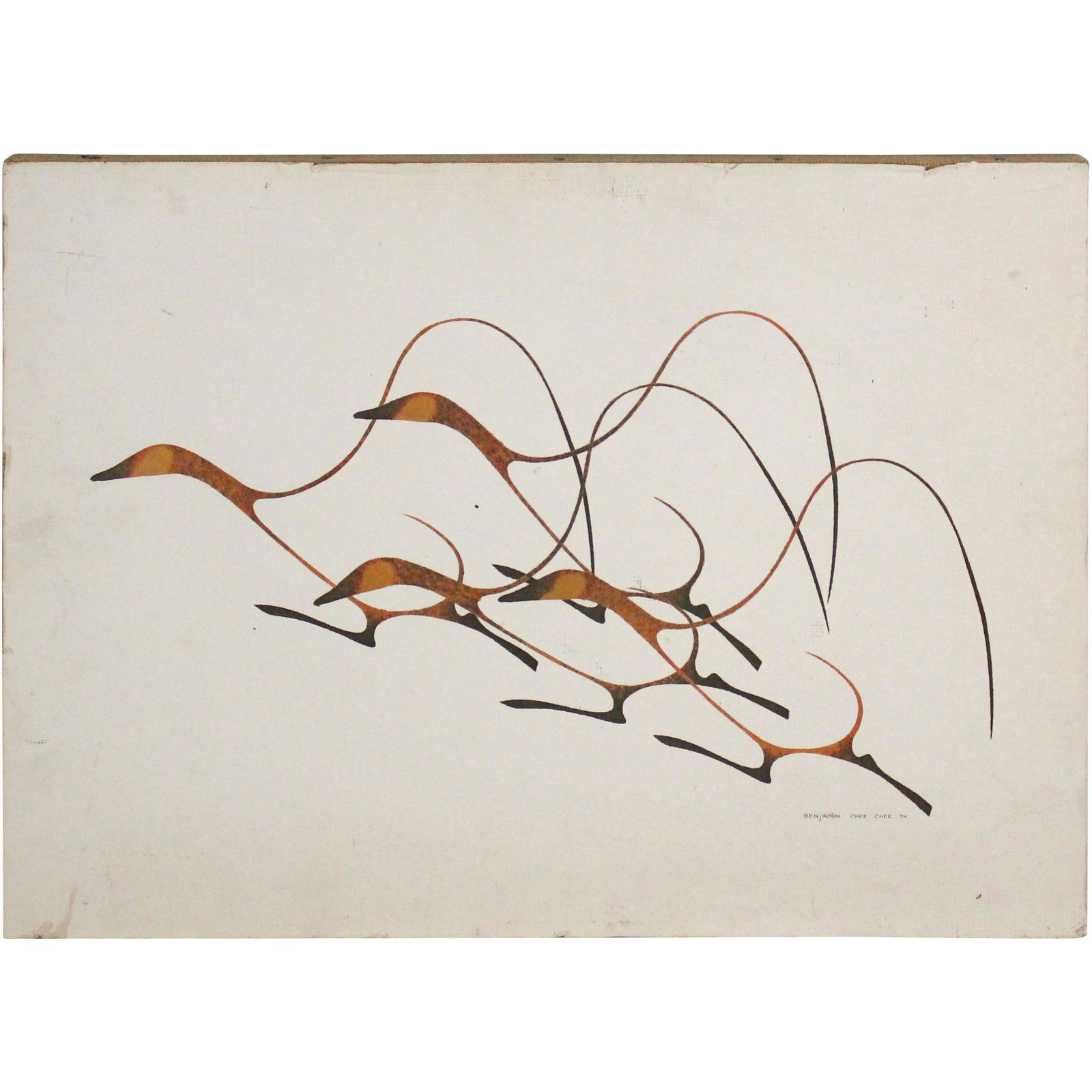 Benjamin Chee Chee (1944 1977) Dancing Goose