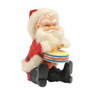 Vintage Wind Up Santa Claus
