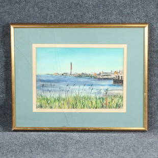 (10) Robert Young Watercolor Paintings New Jersey