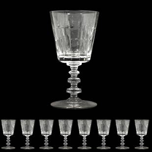 [11] Crystal Glass Cocktail Stemware In 3 Assorted Sizes