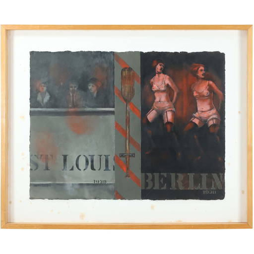 Rose Ann Samuelson, American, W/c Painting Theatrical