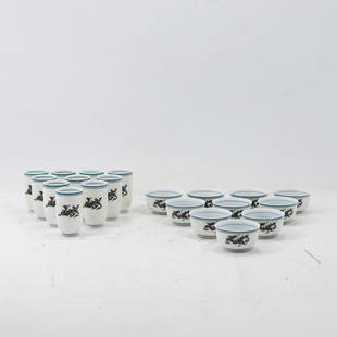 Japanese Saki Porcelain Dragon Cup