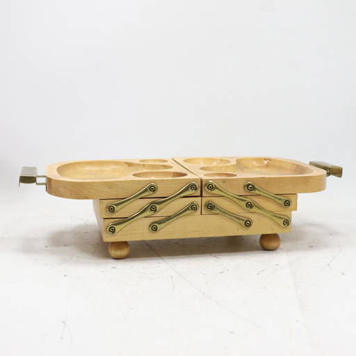 Wooden Expandable Serving Trays