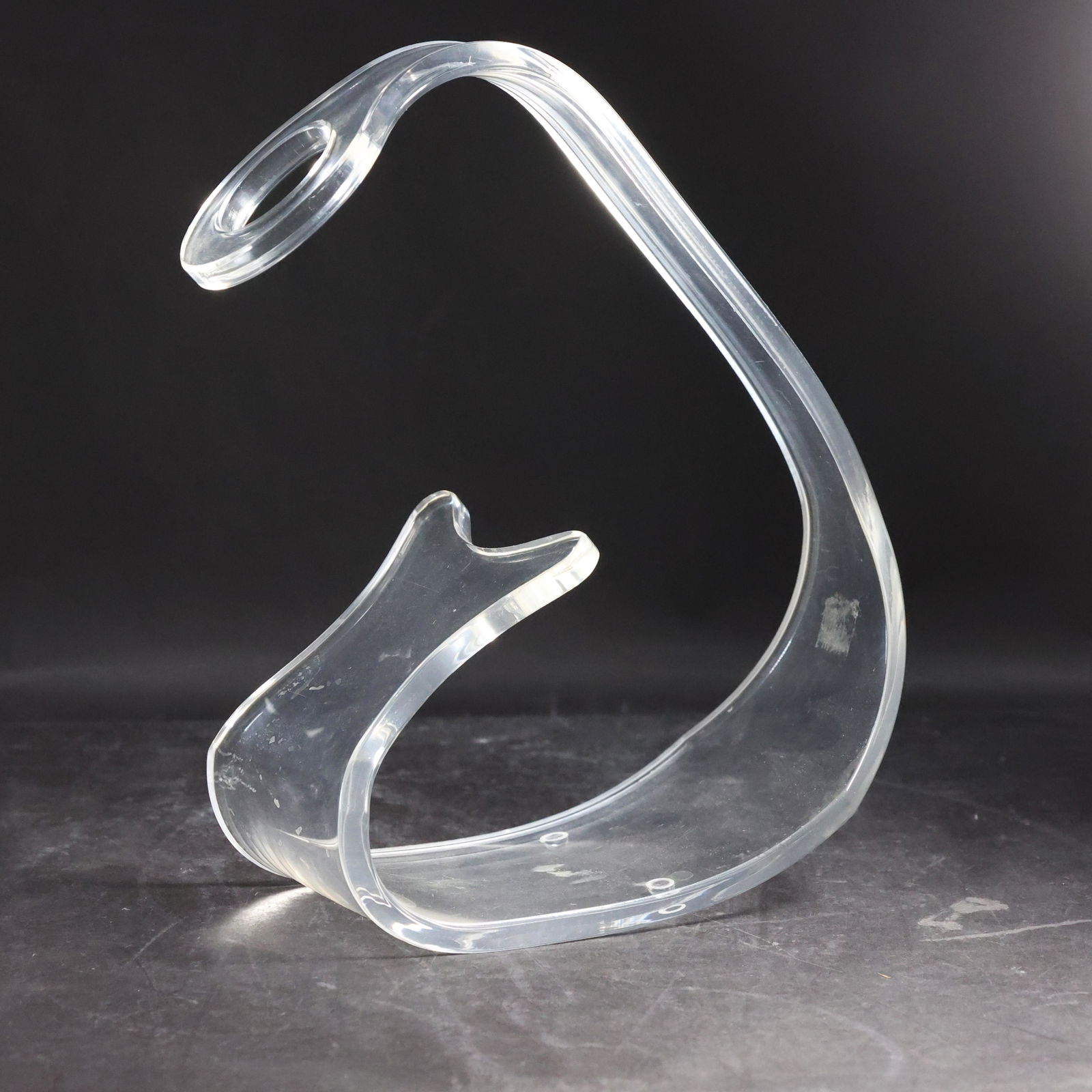 Mid Century Modern Lucite Display Stand