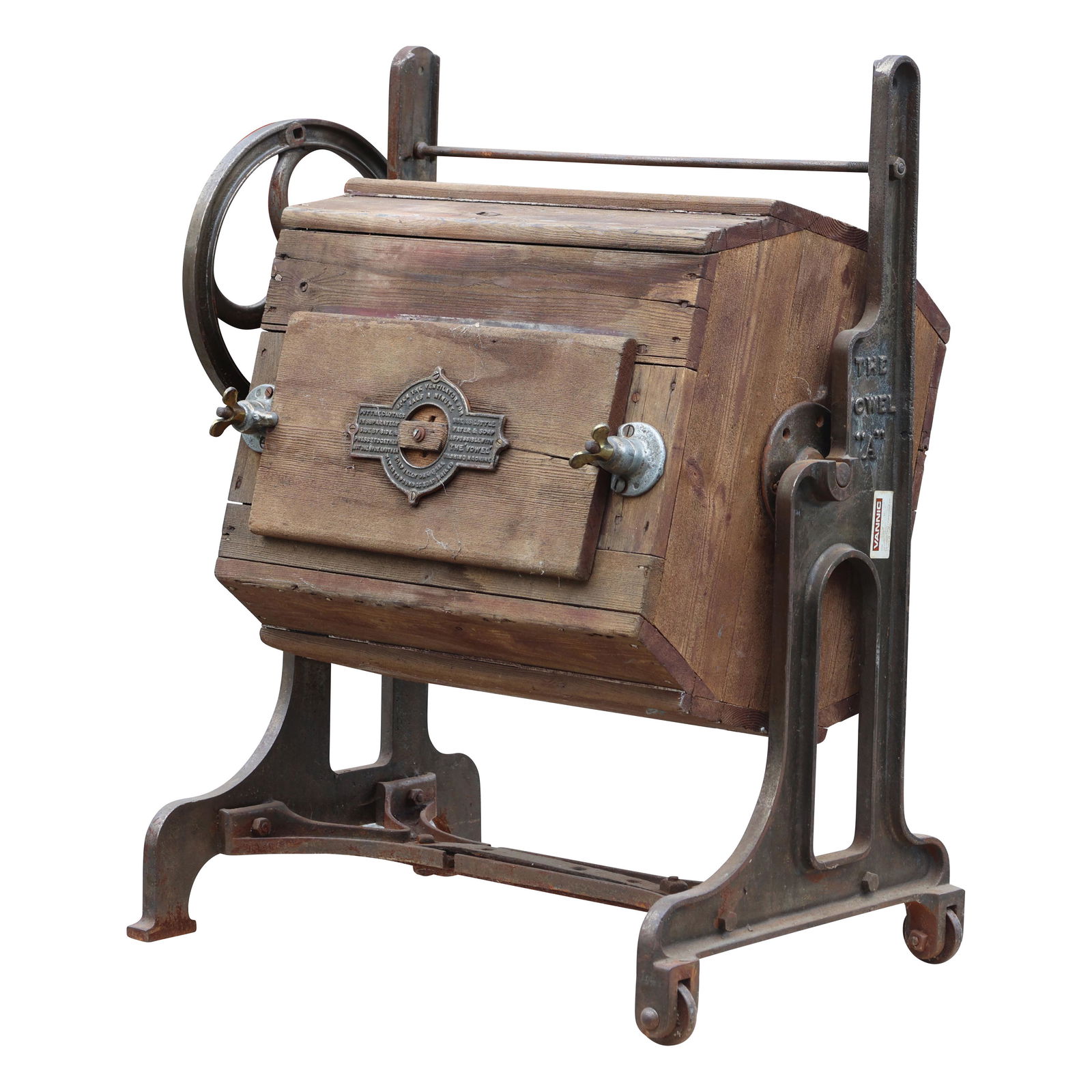 Rare Museum Piece 1850 'vowel' Washing Machine Made By Thomas Bradford ...