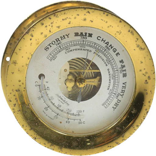 Round Brass Nautical Ship's Barometer - Oct 24, 2022 | Donny Malone ...