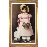 VIKTOR SCHRAM OIL PAINTING OF YOUNG BEAUTY - Nov 13, 2012 | Jackson's ...