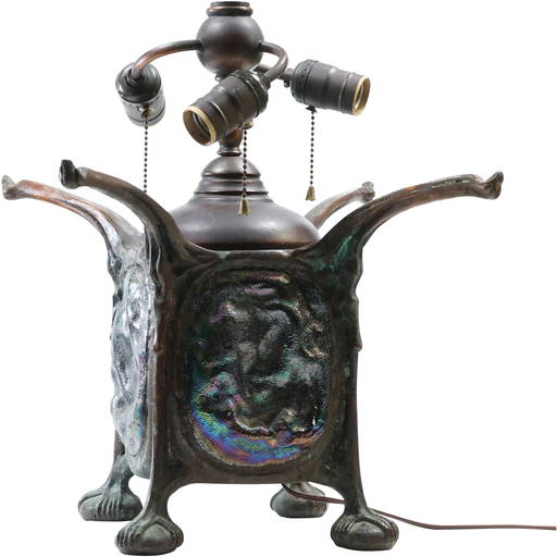 Tiffany Style Bronze Turtleback Lamp Base - Nov 07, 2022 | Donny Malone ...
