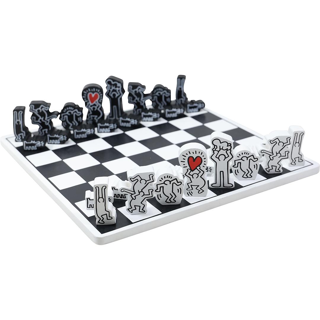Keith Haring Chess Set Jeu D'Echek, Vilac, in Orig. Box. Clean, all ...