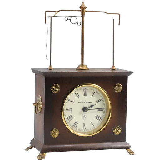 Pat. Oct 9, 1883 Jerome & Co Flying Pendulum Mantle Clock West Germany
