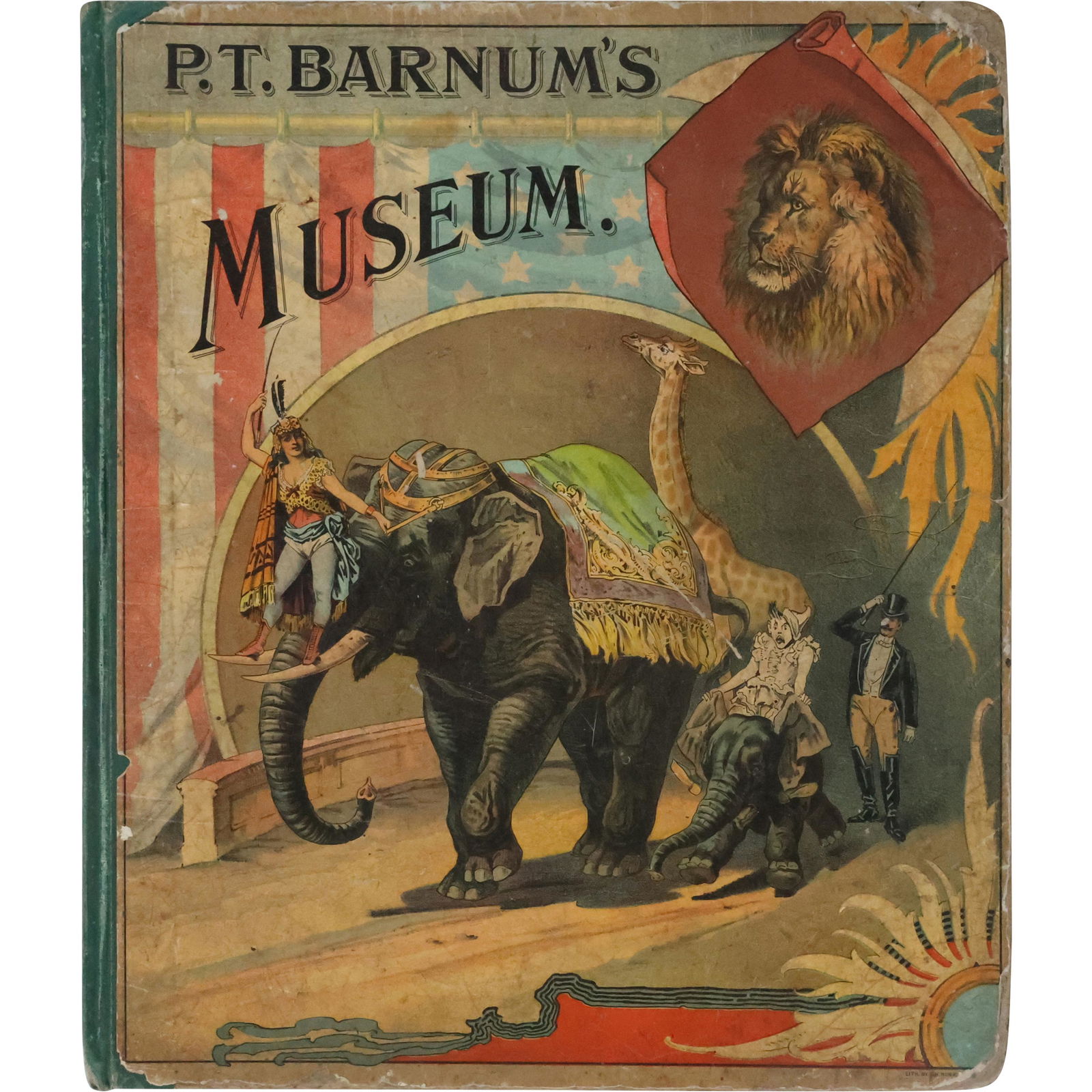 Antique Book: P T Barnum's Museum Illustrated