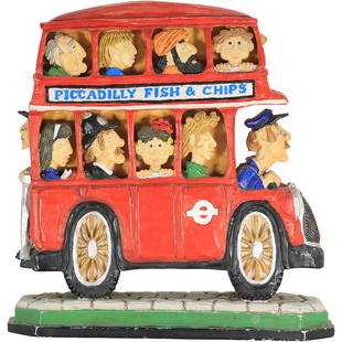 David Frykman, Piccadilly Fish And Chips, Whimsical Double Decker Bus ...