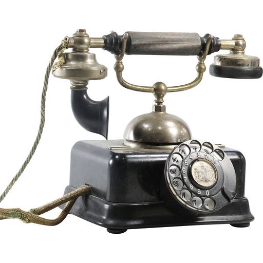 Antique Danish Kjobenhavn Telefon Aktieselskab Desktop Telephone