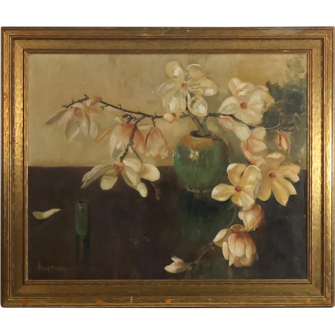 Frans David Oerder 1867-1944, Oil Painting Still Life Flowers In Vase ...